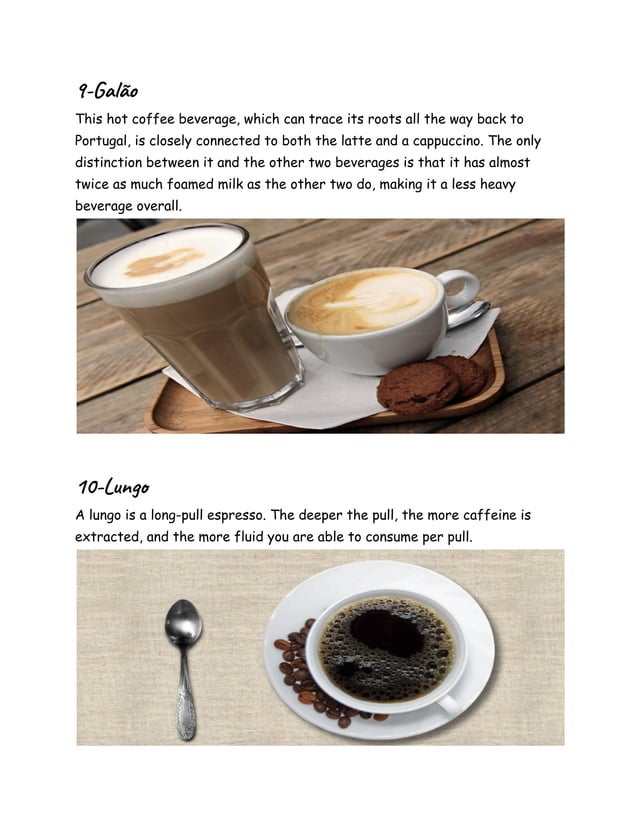 Types of Coffee You Should Know.pdf | Food & Drink