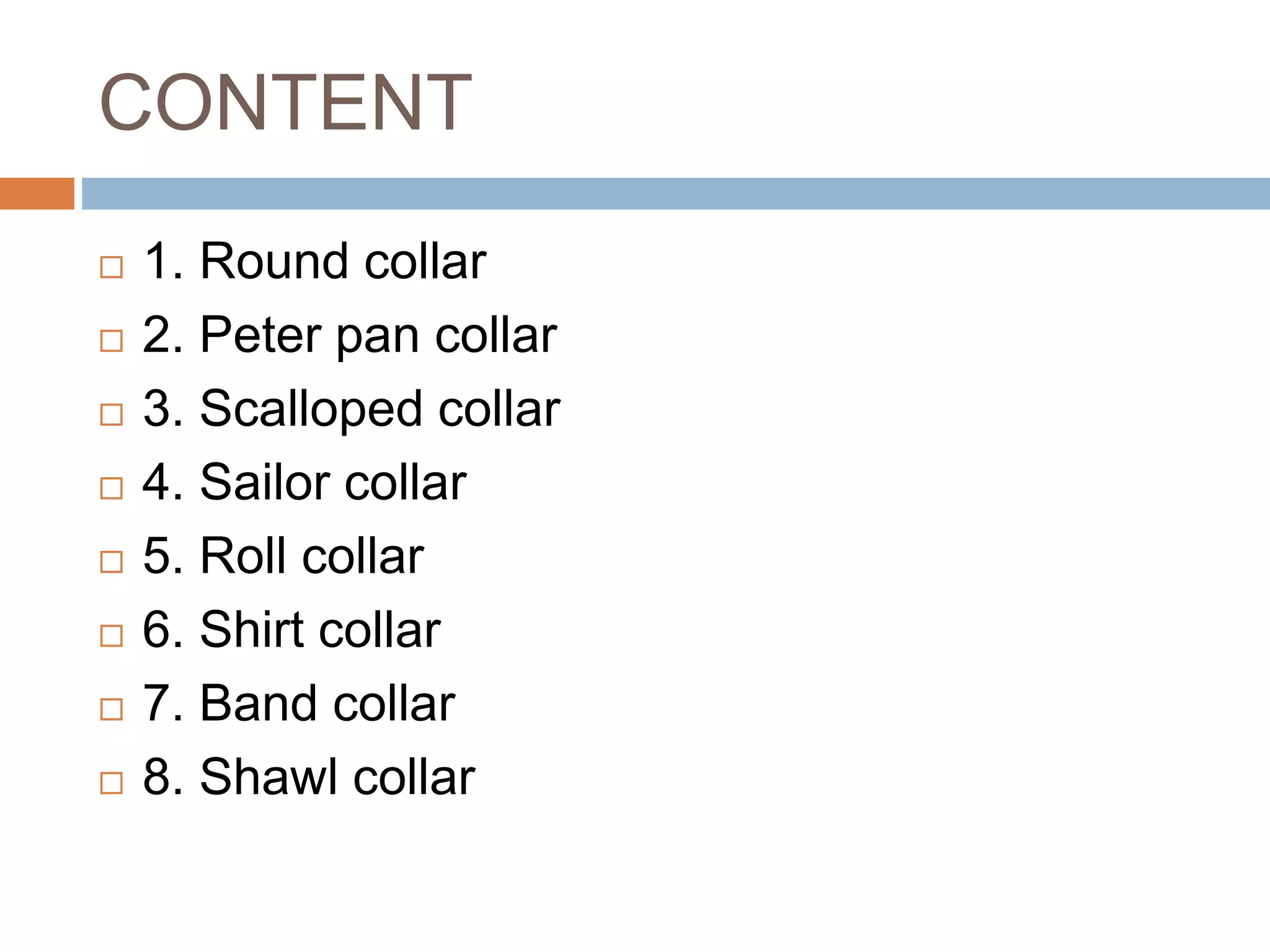 Types of collar | PPTX