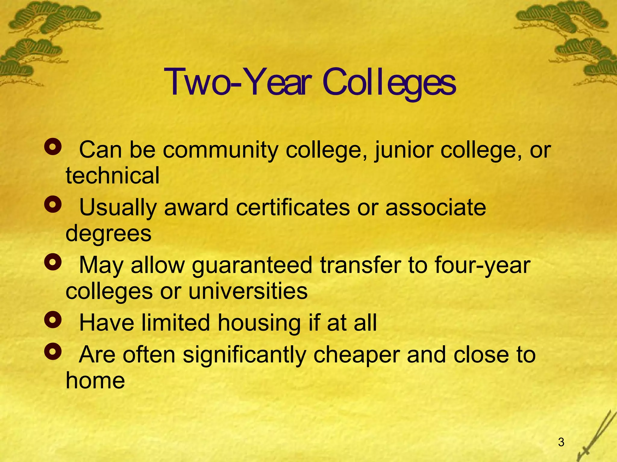 Types of colleges and universities | PPT
