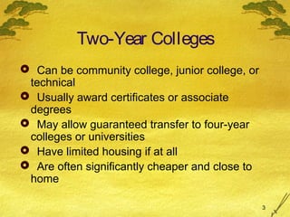 Types of colleges and universities | PPT