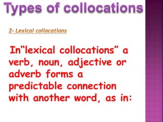 Types of collocations | PPT