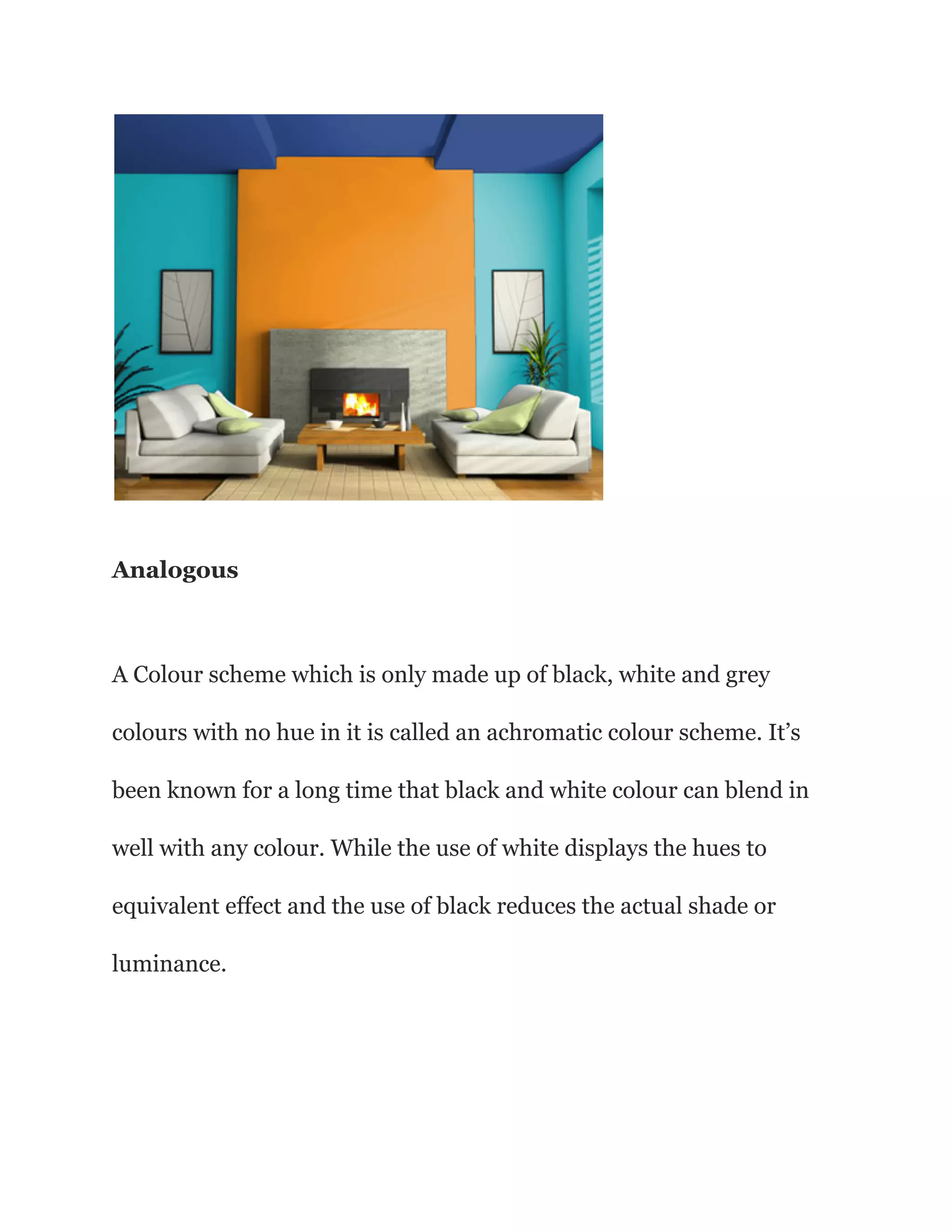 Types of Colour Schemes | PDF