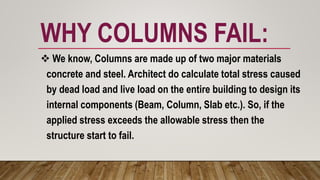 Types of column failure | PPTX