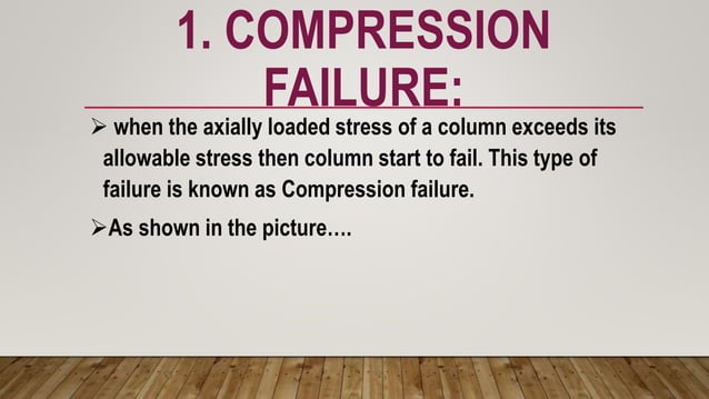 Types of column failure | PPTX