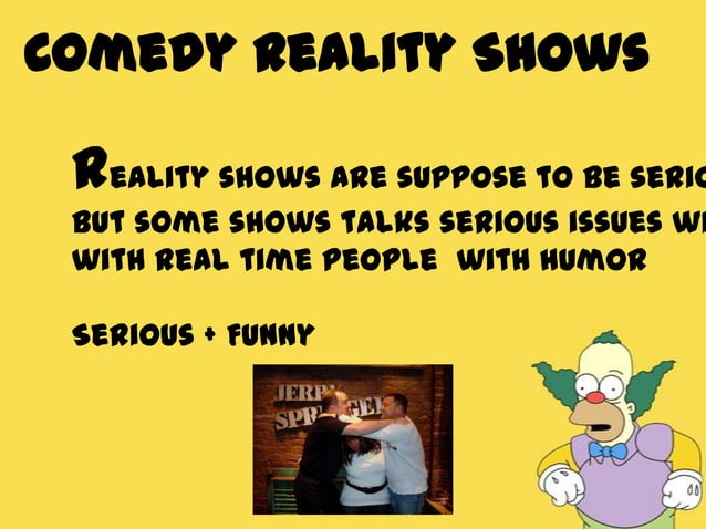 Types of comedy | PPT