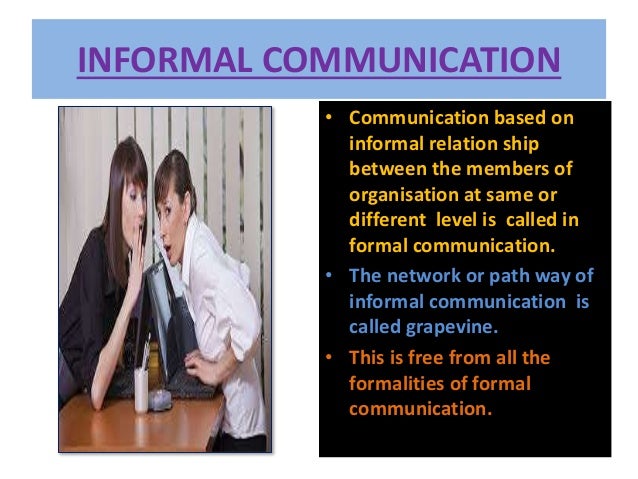Types of communication