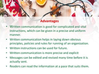 Types of communication | PPTX