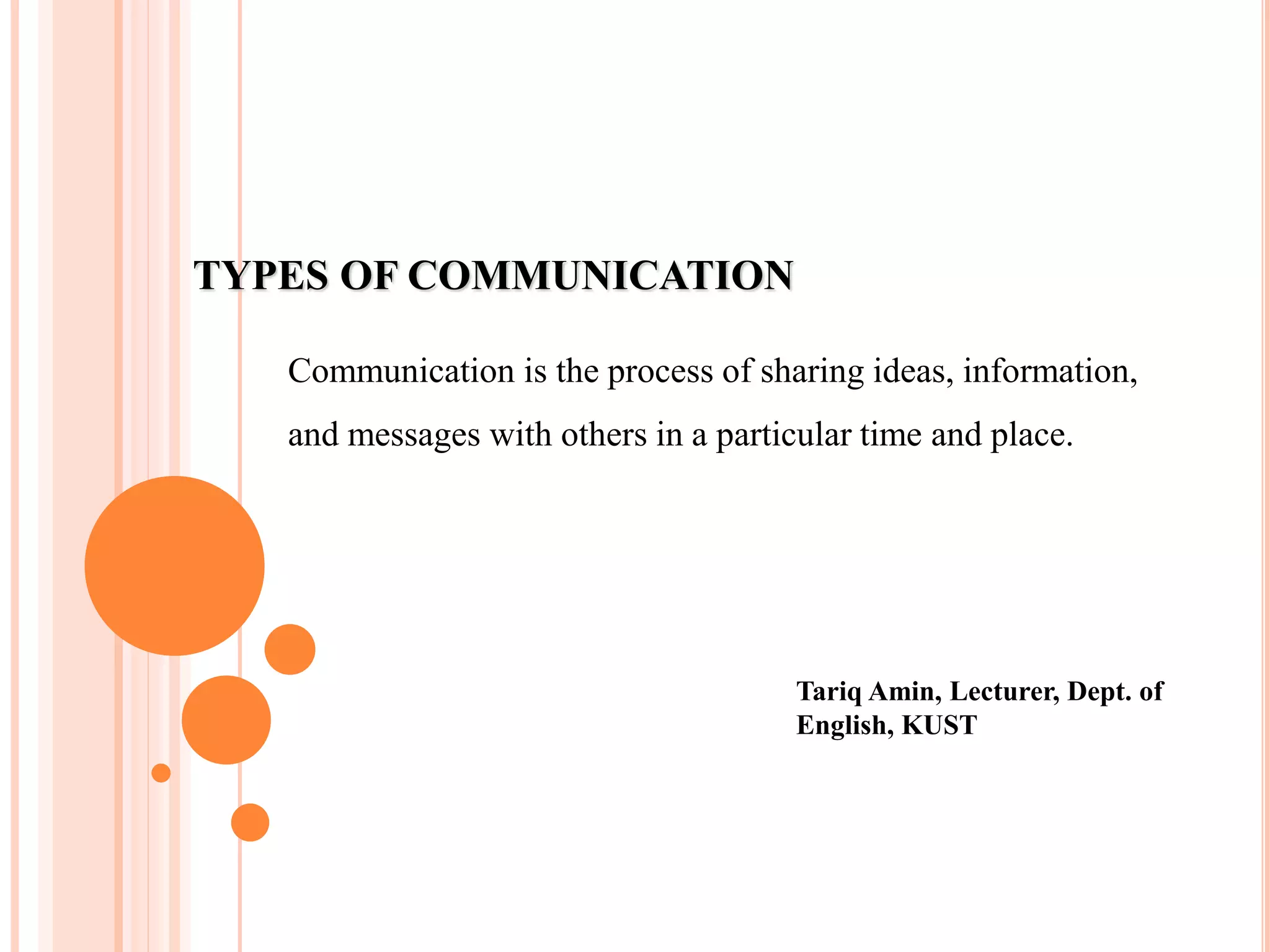 Types of communication | PPT