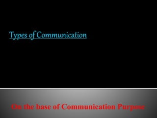 Types of communication | PPT