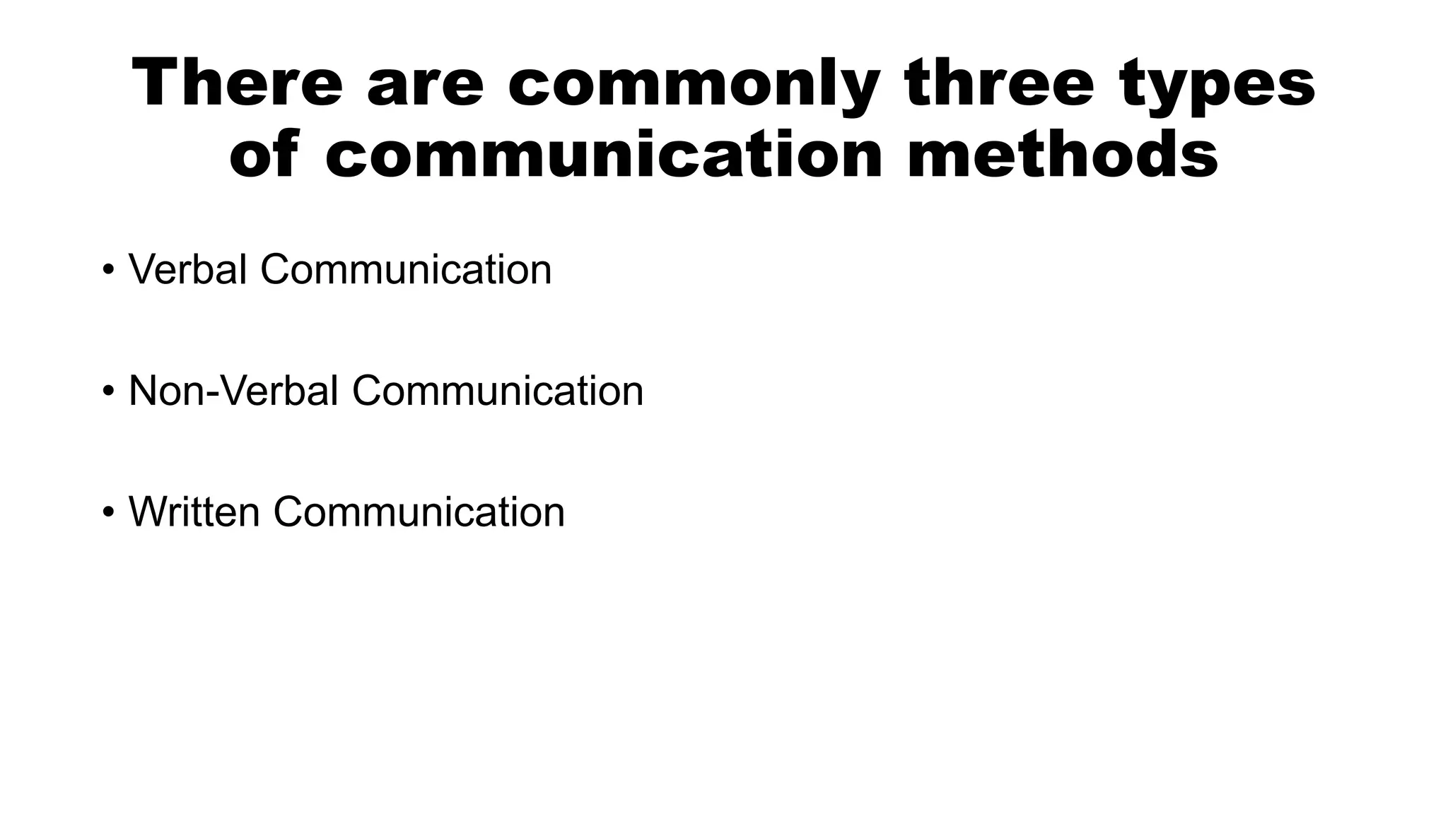 Types of communication verbal and Non Verbal | PPTX