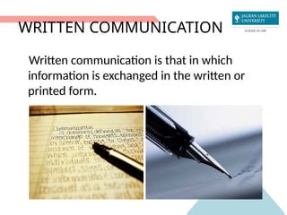 Types of Communication in, Business set. | PPT