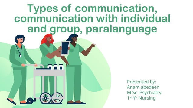 Types of communication, COMMUNICATION WITH INDIVIDUAL AND GROUP ...