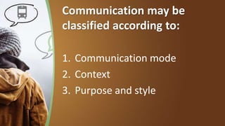 Types of communication | PPTX