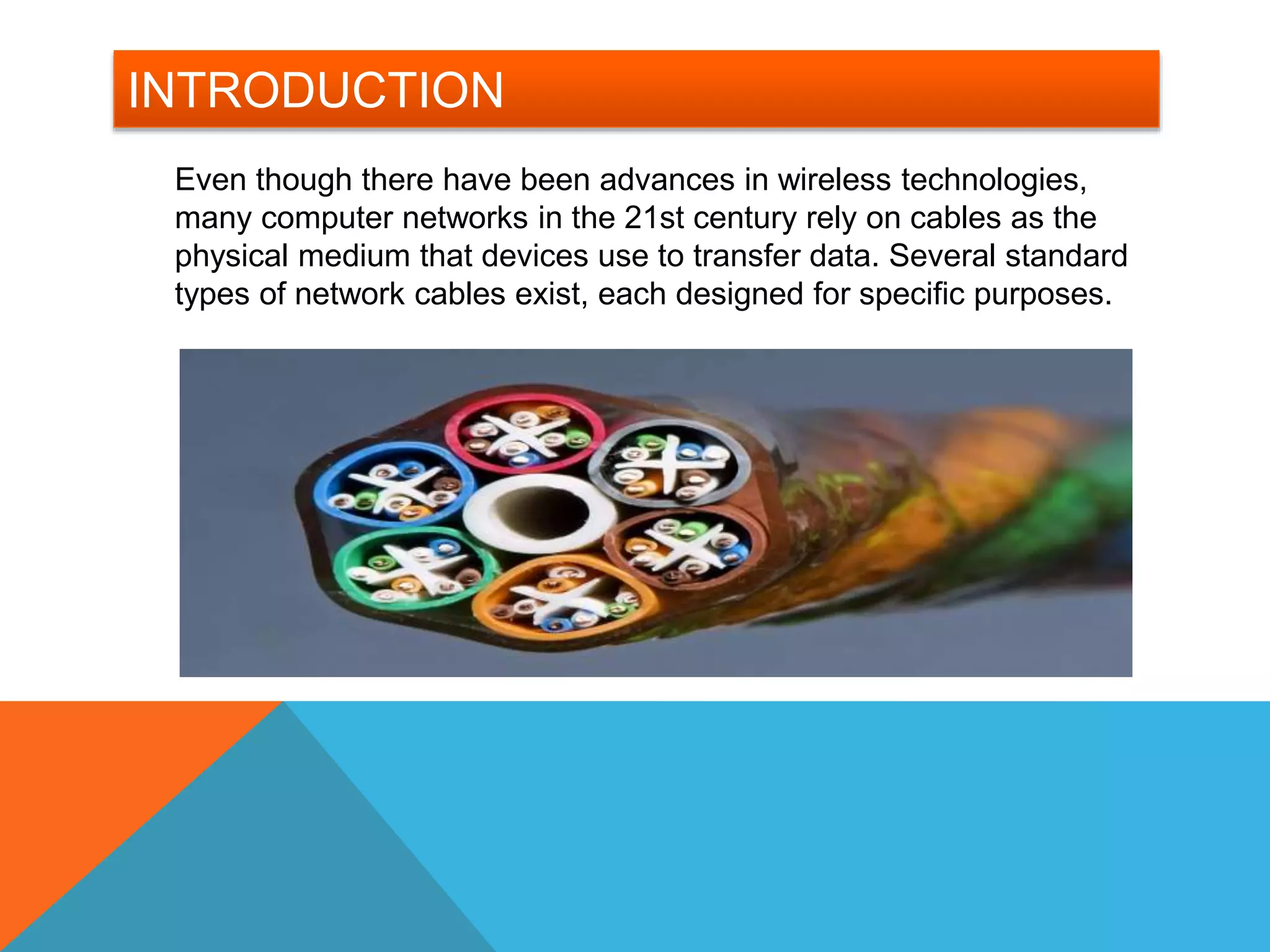 Types of communication cables | PPTX