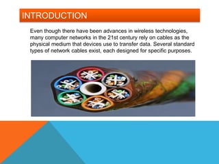 Types of communication cables | PPTX | Computer Networking | Computing