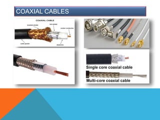 Types of communication cables | PPT