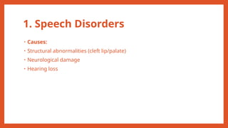 Types of Communication Disorders SLP lecture 3.pptx