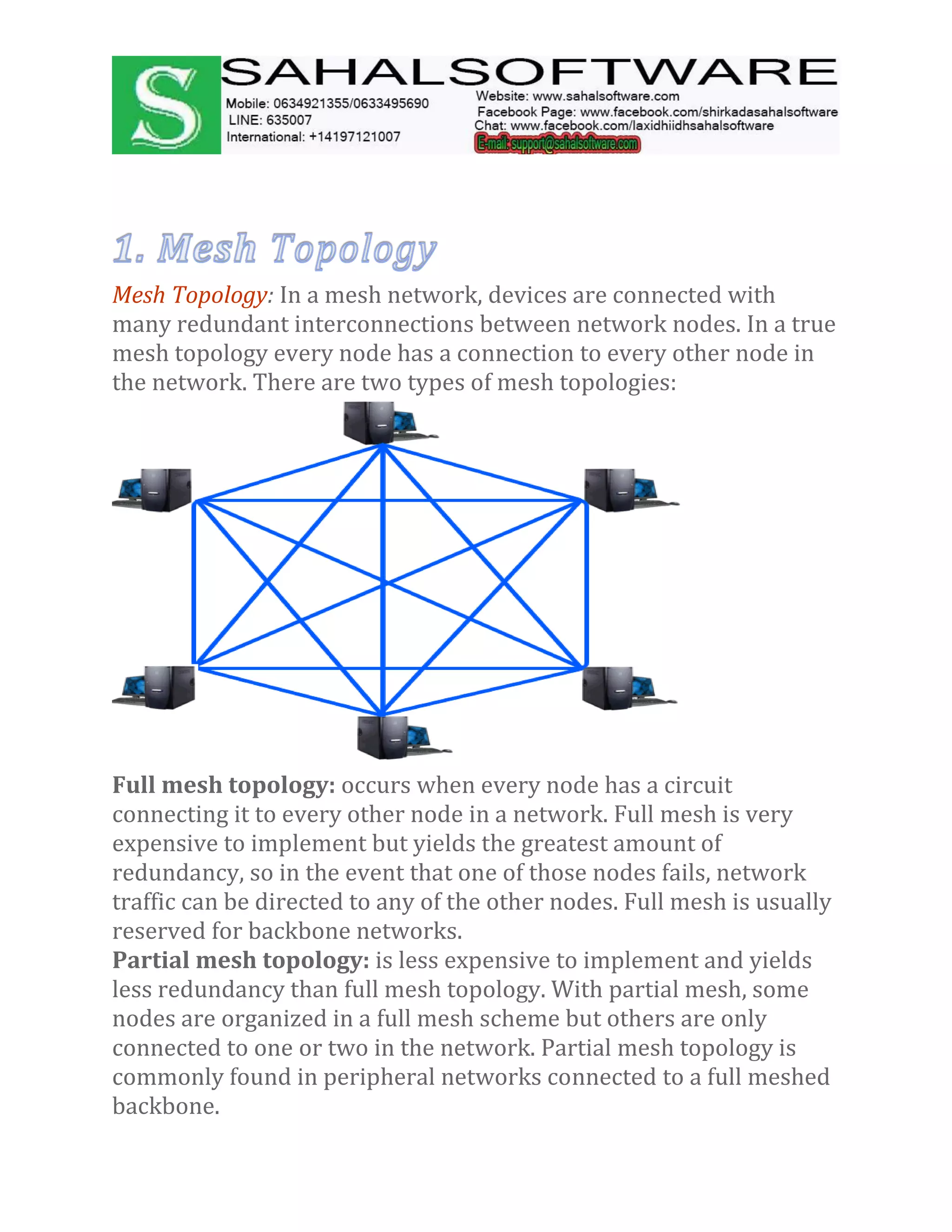 Types of communication networks | PDF