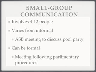 Types Of Communication; P 51 53 | KEY