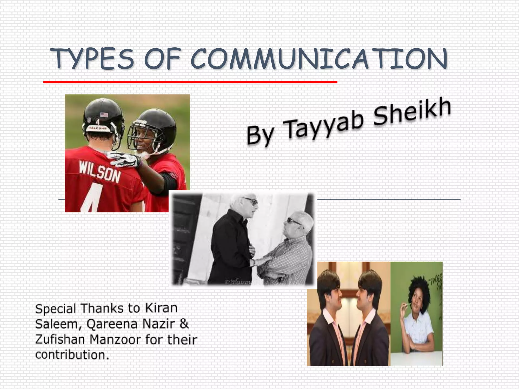 Types of communication | PPSX | Technology & Computing