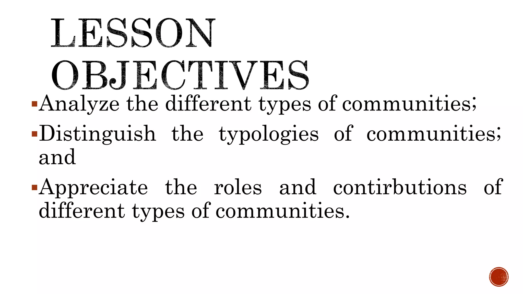 Types of Communities and Its Differences.pptx
