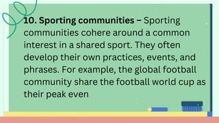 MODULE 2_TYPES OF COMMUNITY_COMMUNITY ENGAGEMENT | PPTX