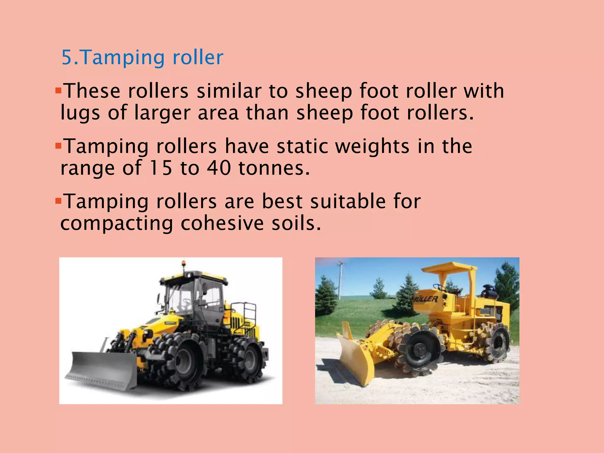 Types of compaction and equipment used for compaction | PPTX
