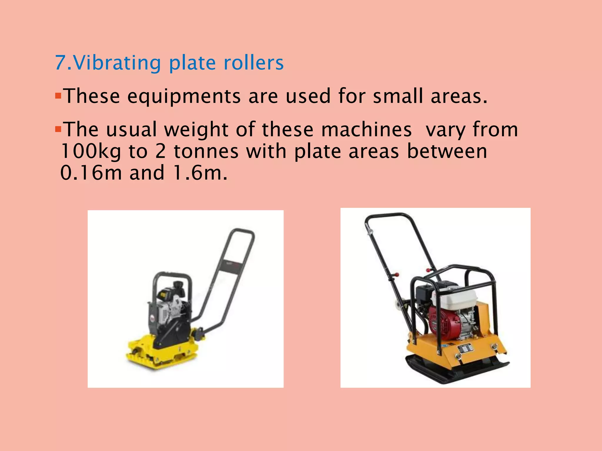 Types of compaction and equipment used for compaction | PPTX