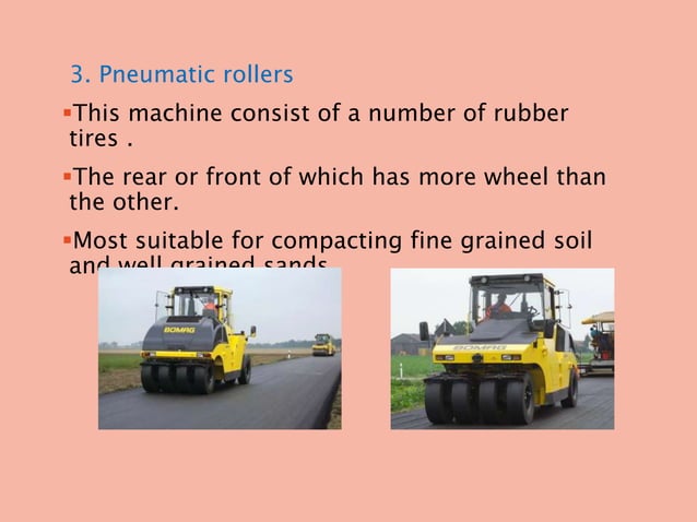 Types of compaction and equipment used for compaction | PPTX | Geology ...