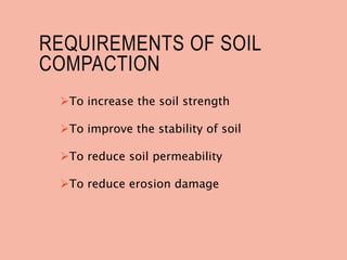 Types of compaction and equipment used for compaction | PPTX