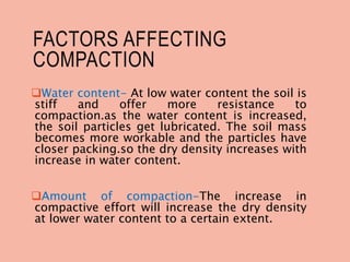 Types of compaction and equipment used for compaction | PPTX