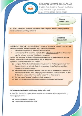 Types of Companies | PDF