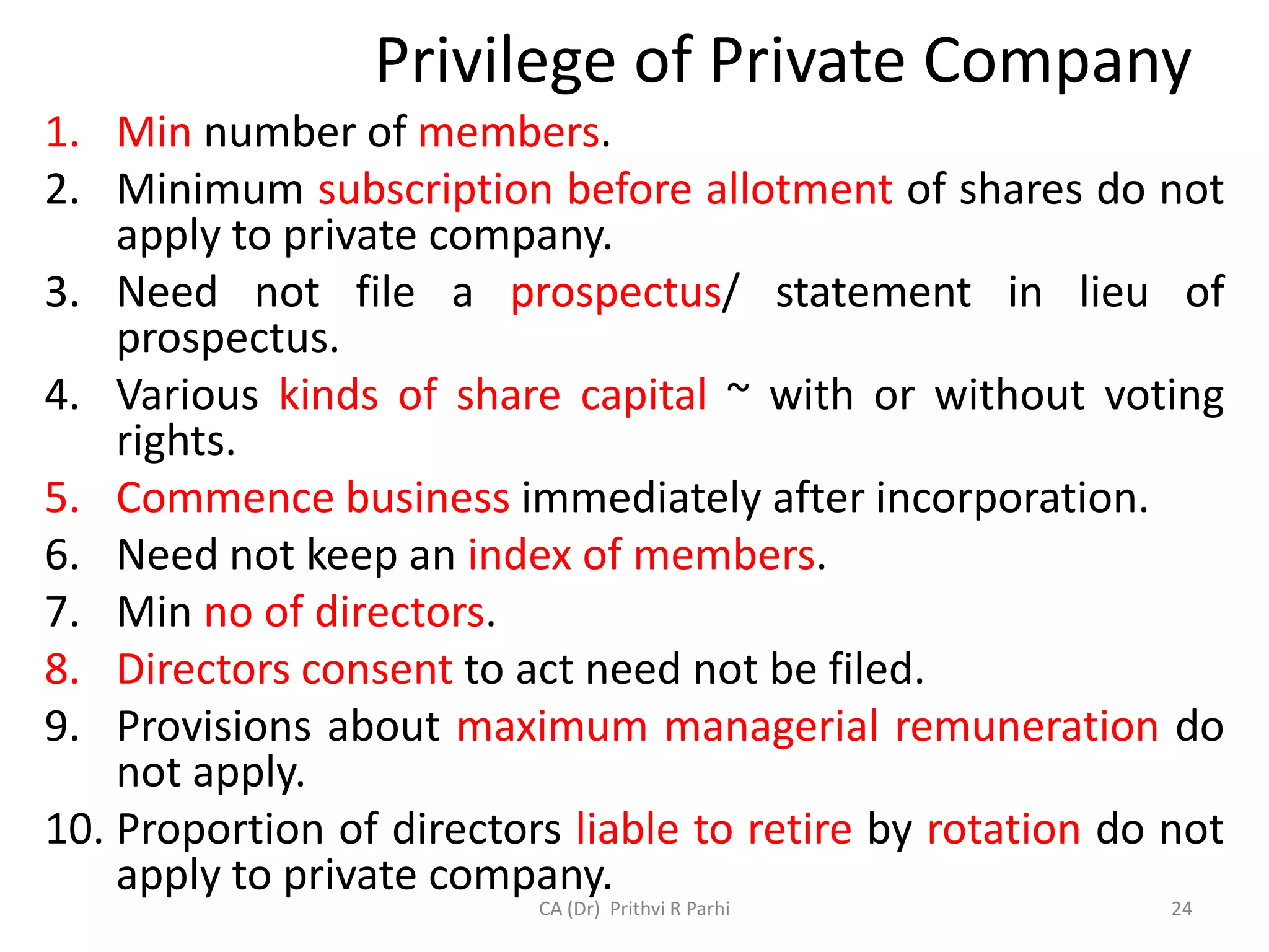 Types of companies | PDF