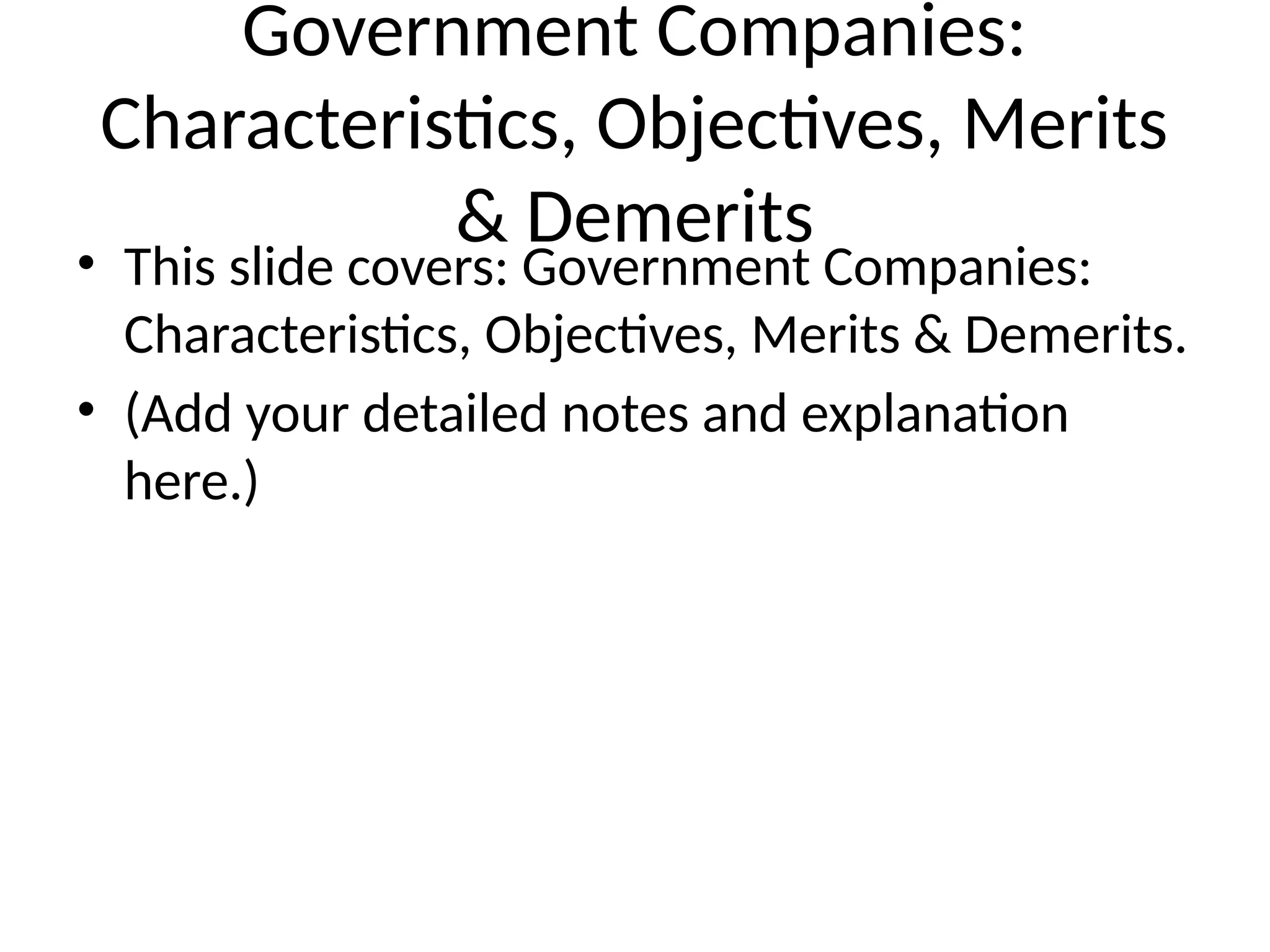 Types_of_Companies_with_Notes and its differences | PPTX