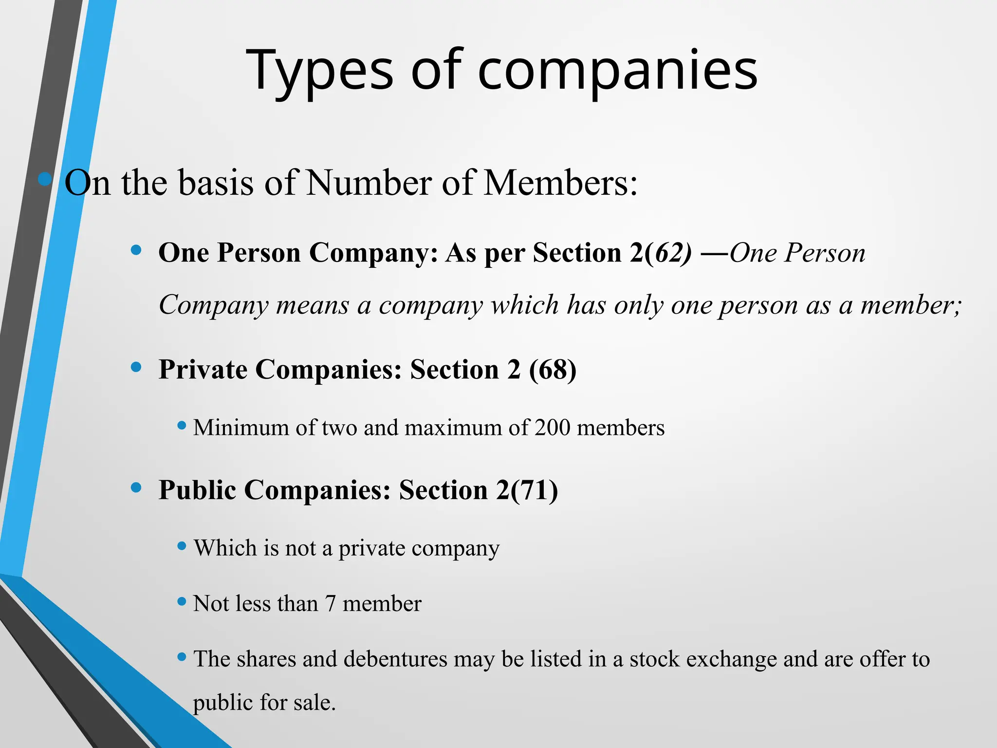 Types of Companies under company law.pptx