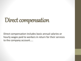 Types of compensation | PPTX