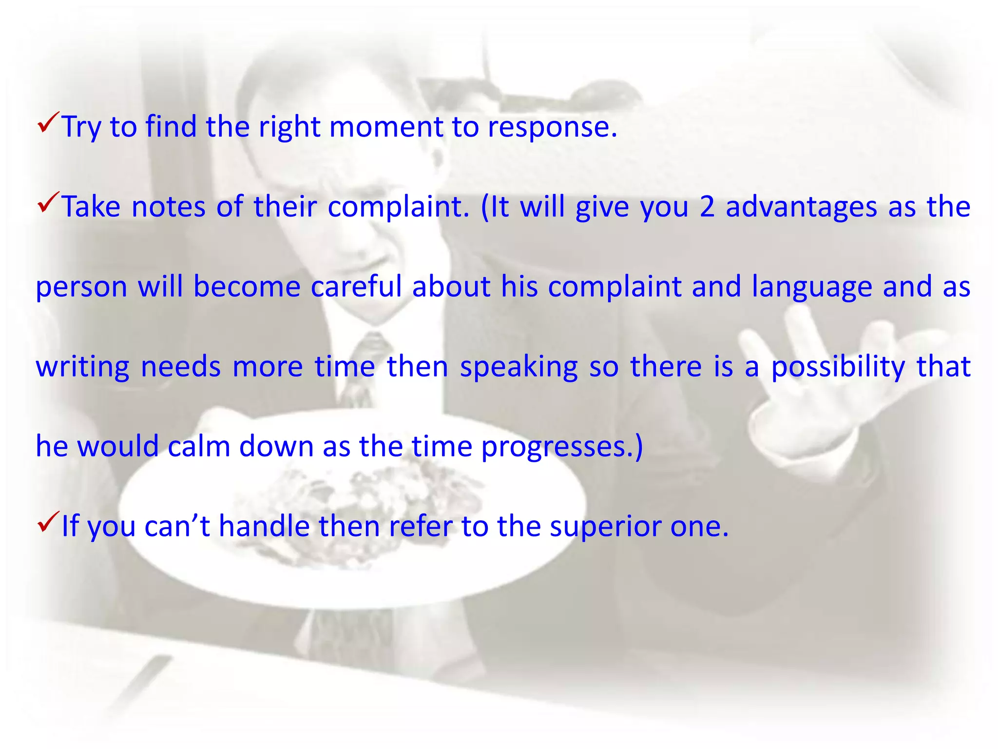 Types of complainer guests in hotel | PPTX