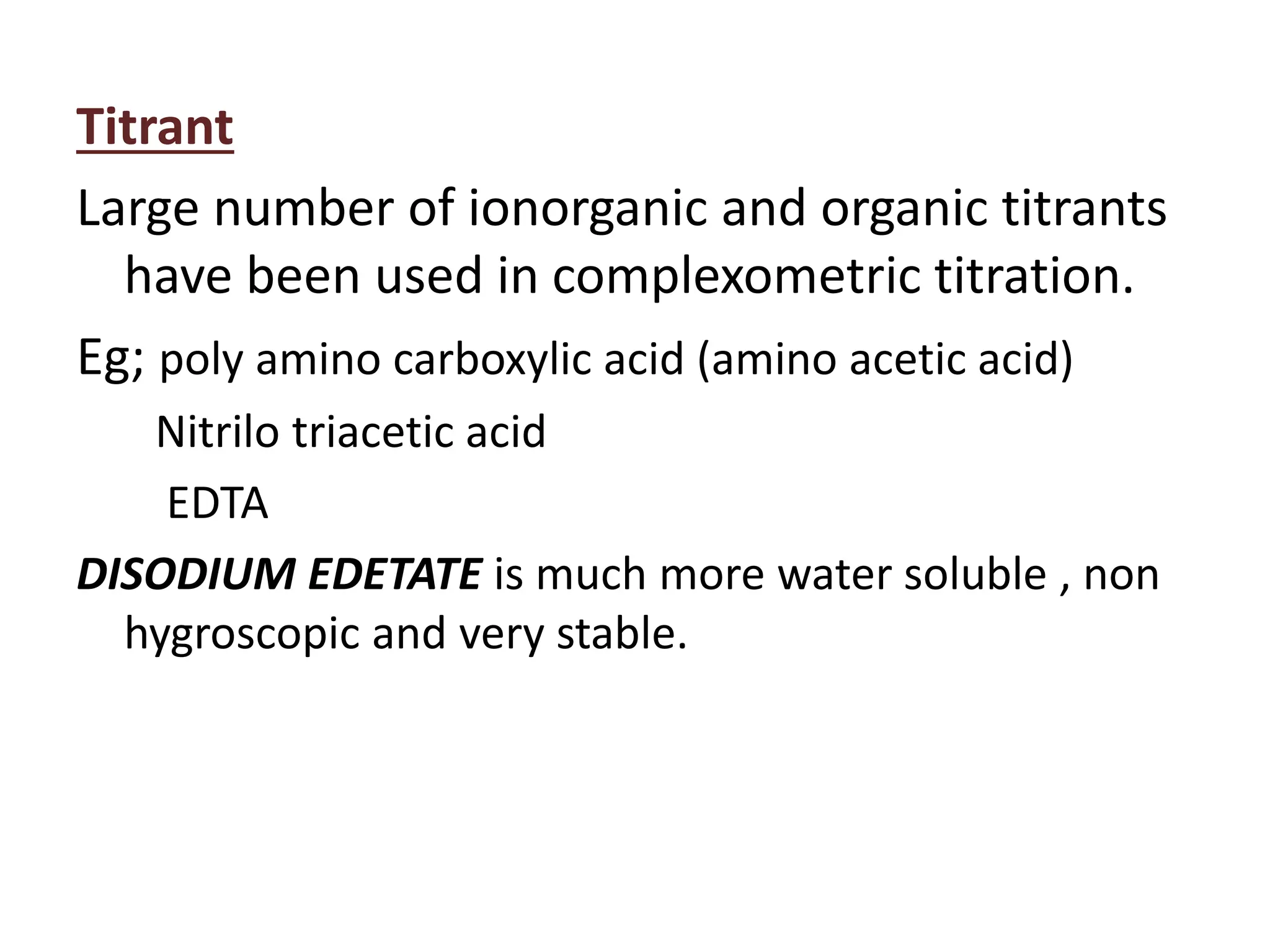 Types of complexometric titration | PPTX