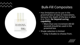 Types of composites used in dentistry 2024 | PPTX