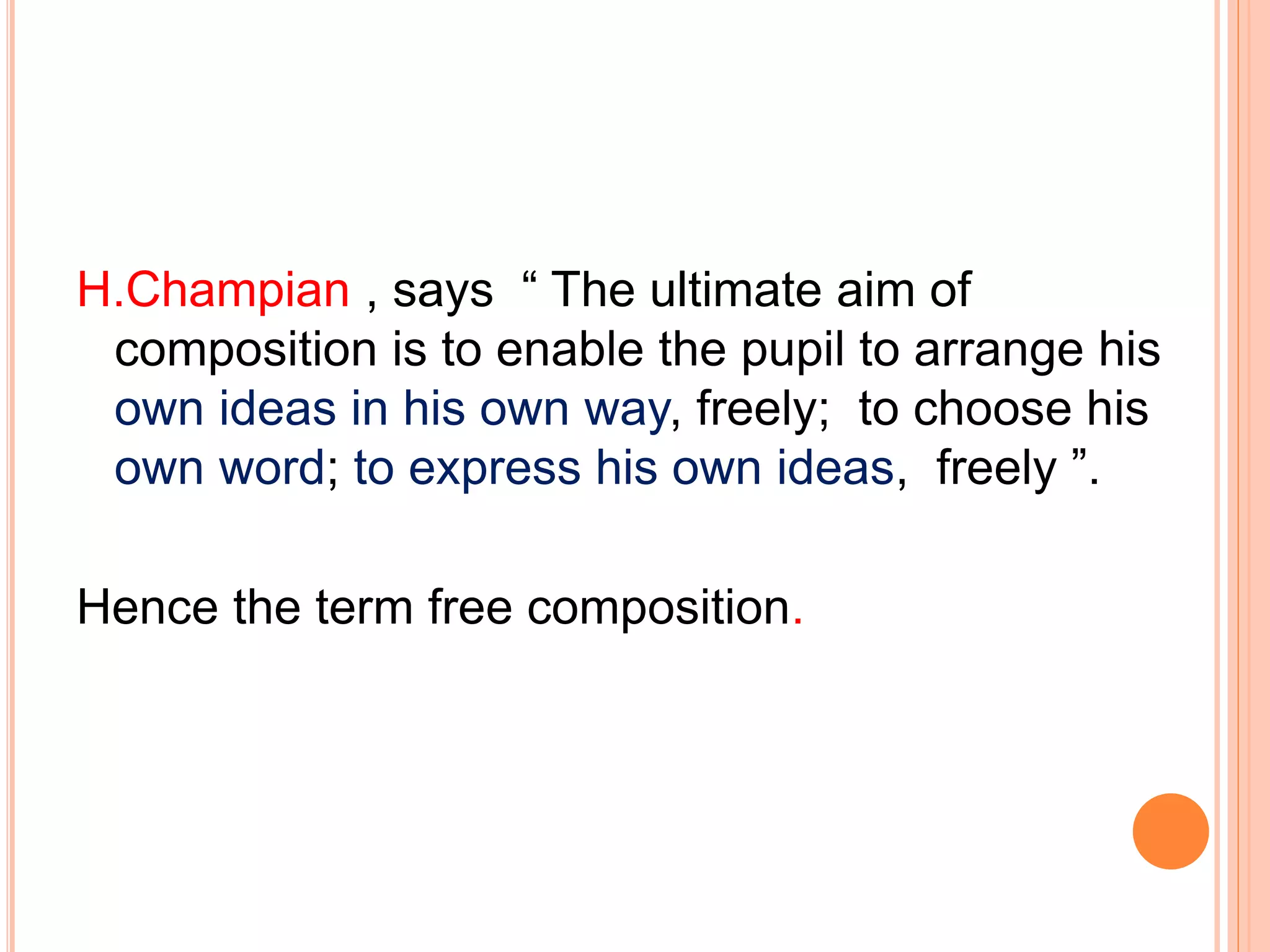 Types of composition | PPTX