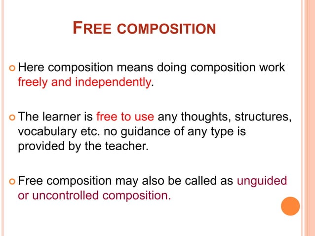 Types of composition | PPTX | Homework and Study | Education