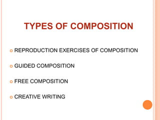 Types of composition | PPTX