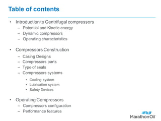 Centrifugal Compressor course helps beginners to understand basic knowledge about how to operate ...