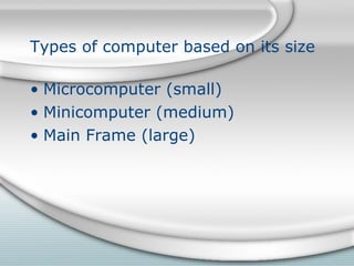 Types of computer | PPT