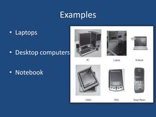Types of computer | PPTX | Desktops | Computing