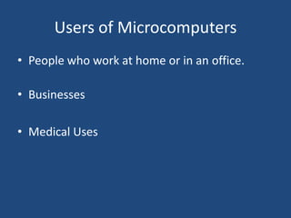 Types of computer | PPTX | Desktops | Computing