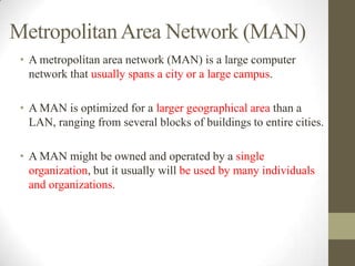 Types of computer network | PPTX