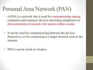 Types of computer network | PPTX