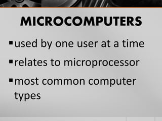 Types of computer | PPTX
