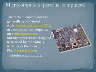 Types of computer | PPT
